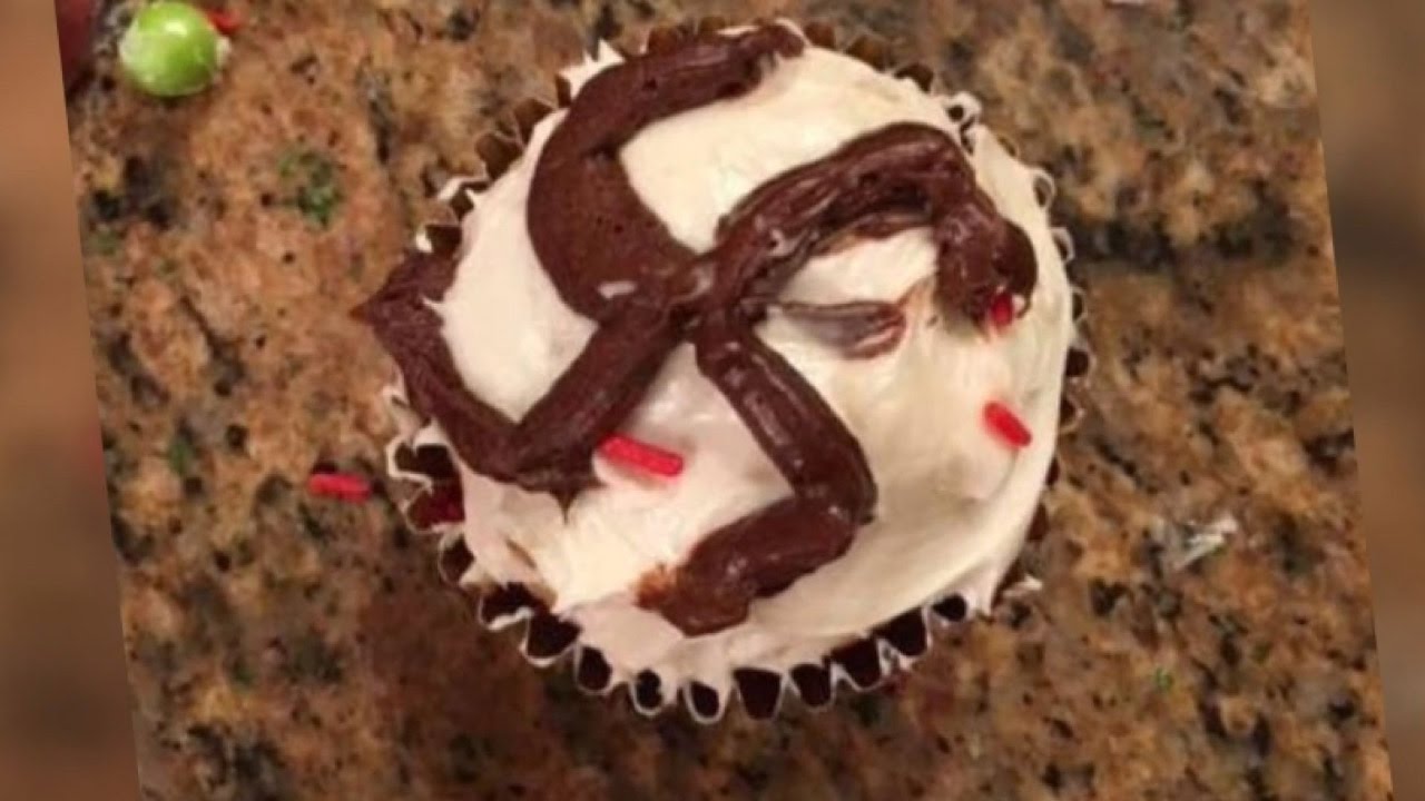 Swatstika cupcakes brought to Jewish girl's birthday party - YouTube