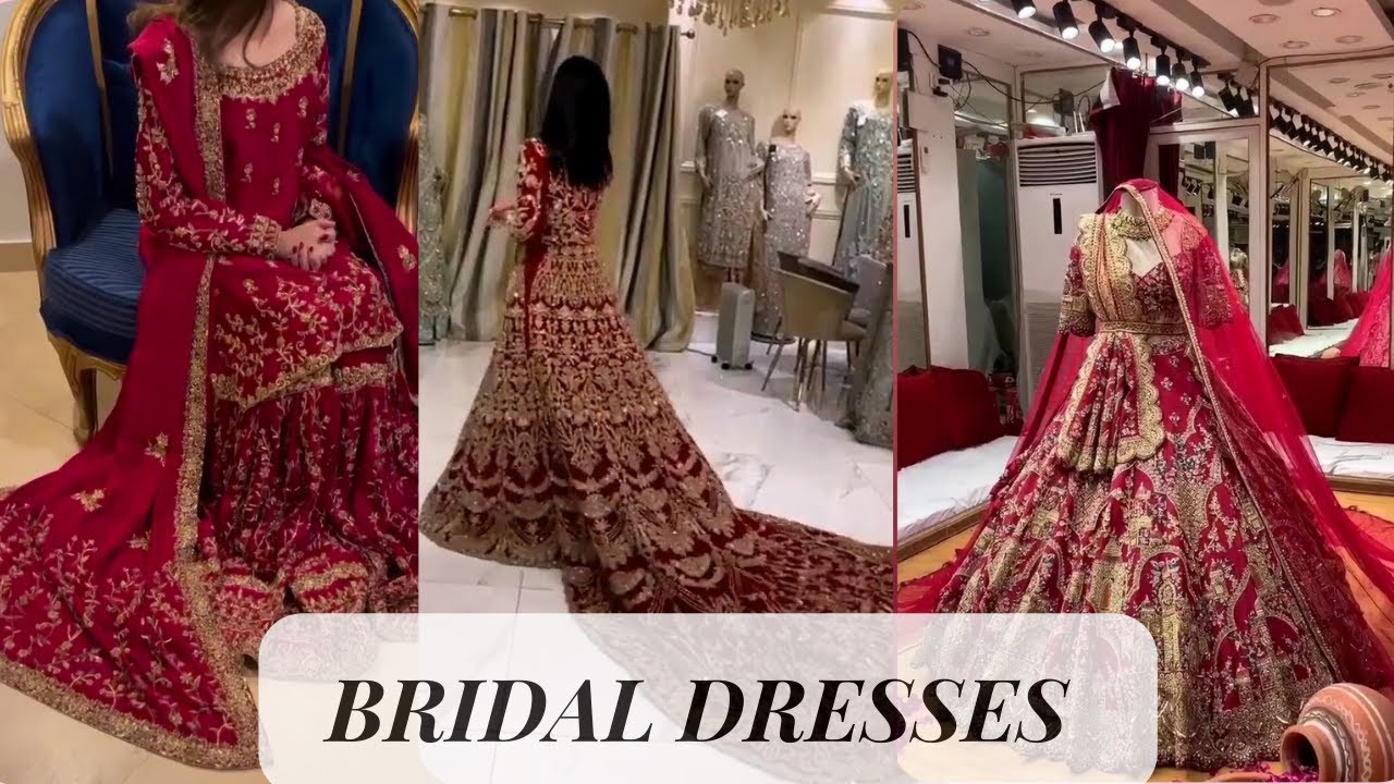 Pakistani bridal barat lehengy | barat dresses | barat bridle dress ...