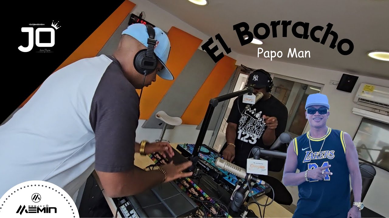 BORRACHO, Papo Man / La Amenaza Ft Dj Memin / Video En Vivo - YouTube
