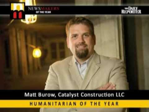 2013 Newsmakers - Matt Burrow - Humanitarian of the Year - YouTube