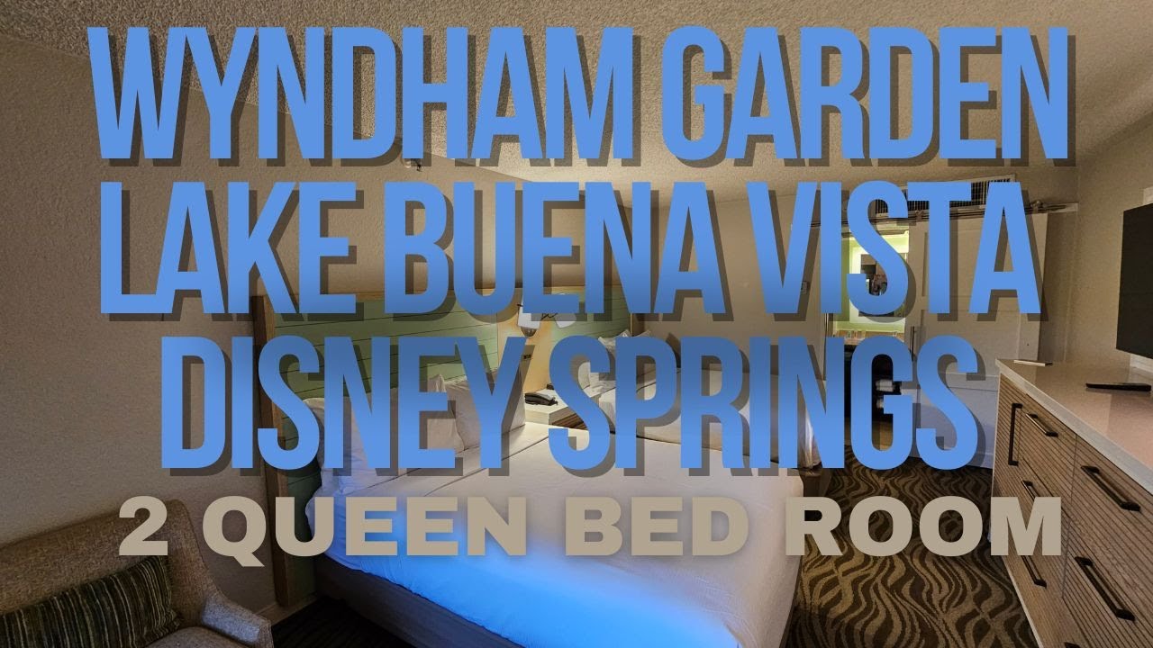 Wyndham Garden Lake Buena Vista Disney Springs- Room Tour - YouTube