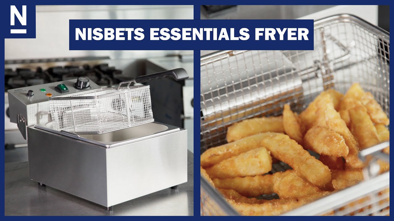 Nisbets Essentials Single Tank Electric Fryer - YouTube