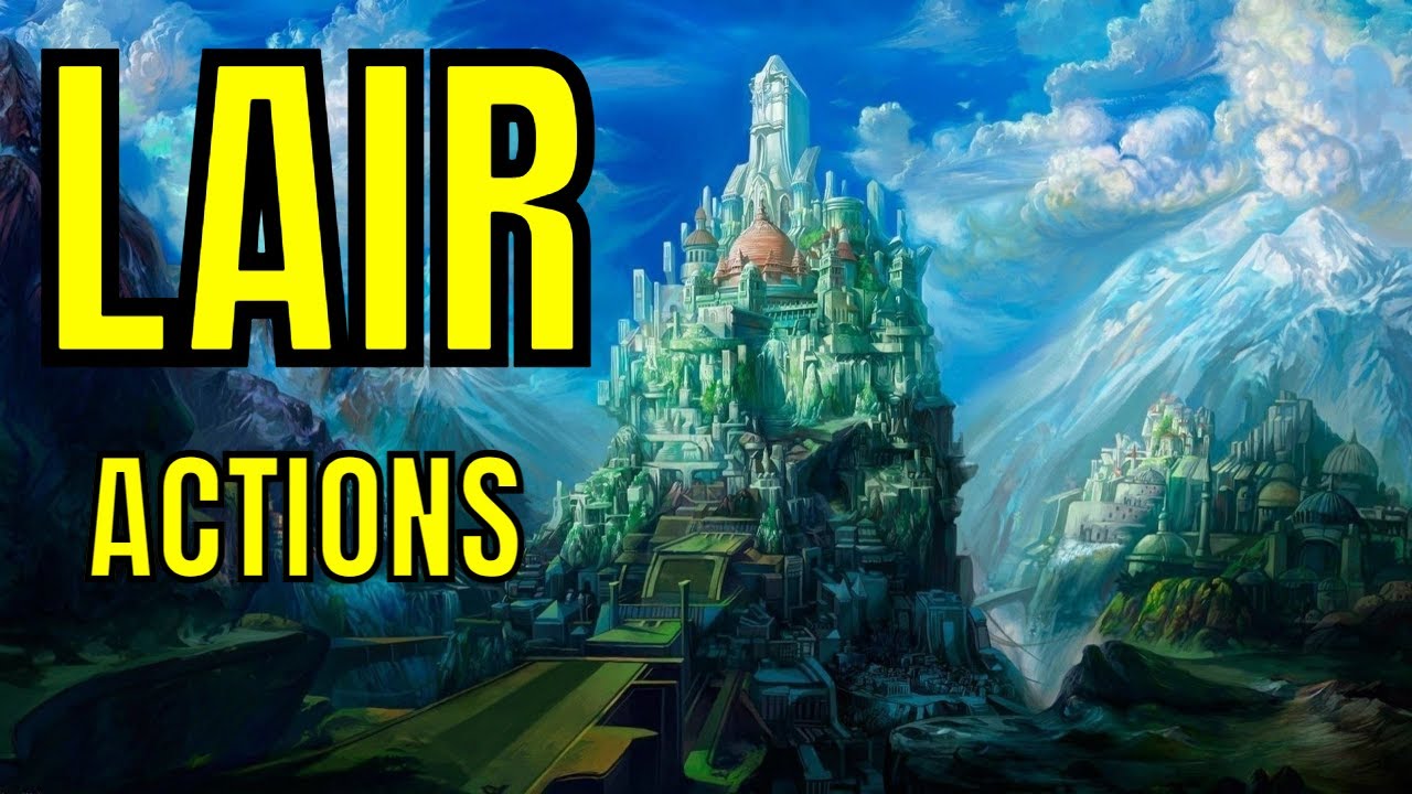 Villain LAIR ACTIONS in Adventures - Game Master Guide #4 🔴LIVE #4k ...