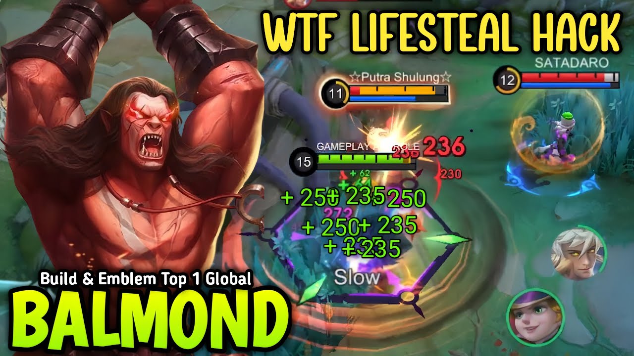 WTF LIFESTEAL HACK!!😱 BALMOND NEW BEST BUILD 100% SUPER STRONG - BUILD ...