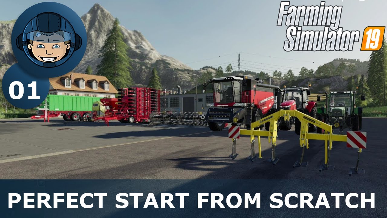 PERFECT START FROM SCRATCH - Farming Simulator 19: Ep. #1 - Starting ...