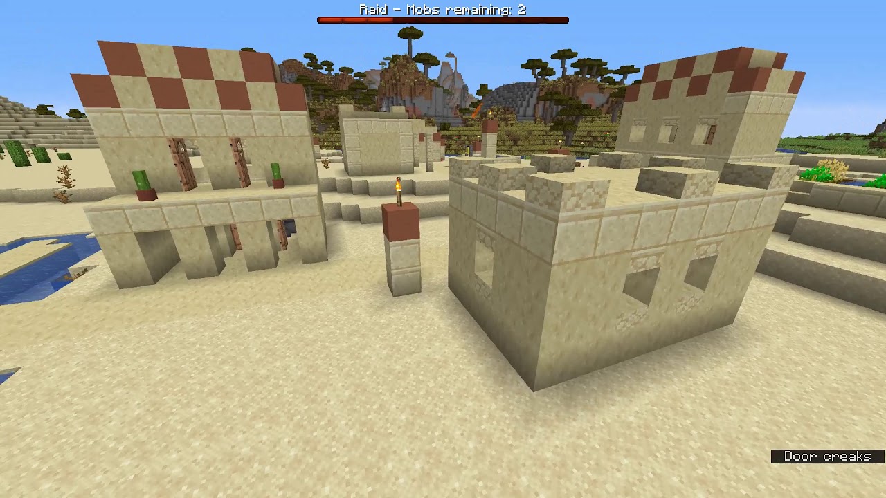 Minecraft Snapshot 1.14 Survival: Bad Omen Raid! - YouTube