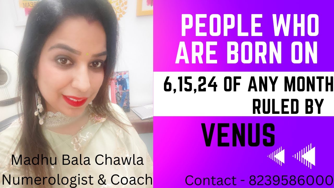 Numerology Reading for Number 6| People who are Ruled by no 6. Mulank ...