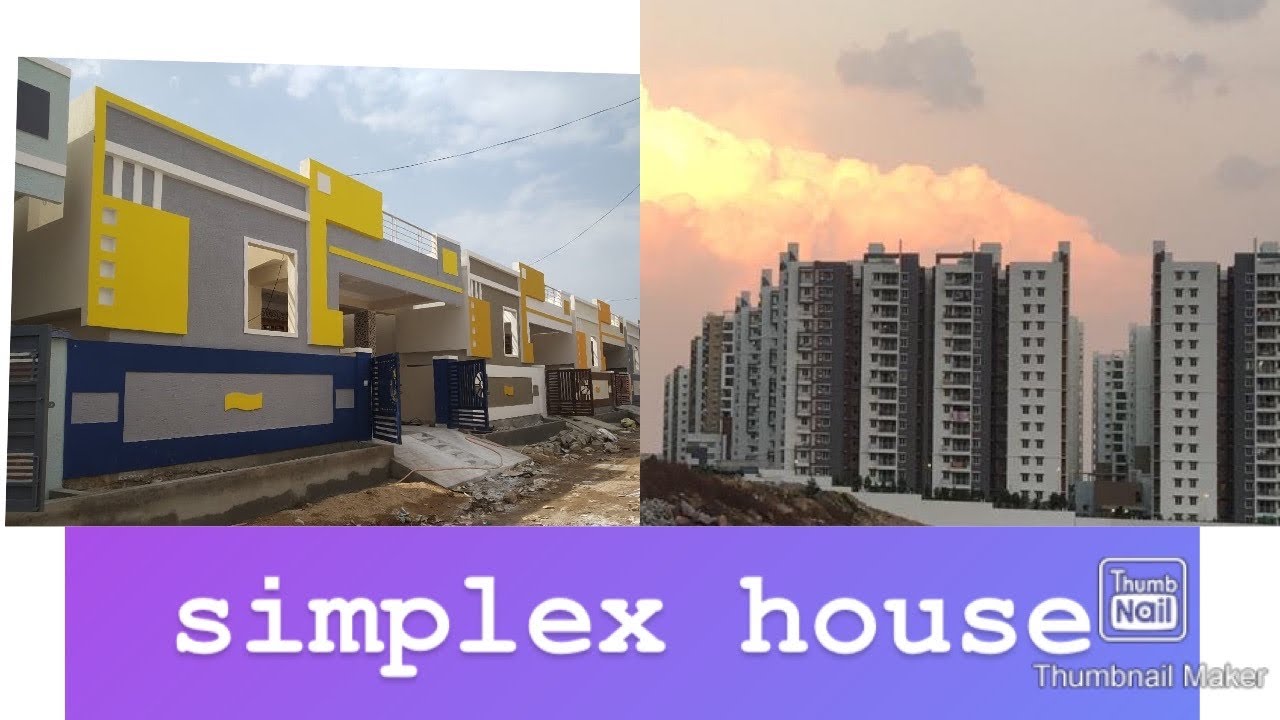 Simplex House (2bhk) in Hyderabad //Gated community// simplex ...