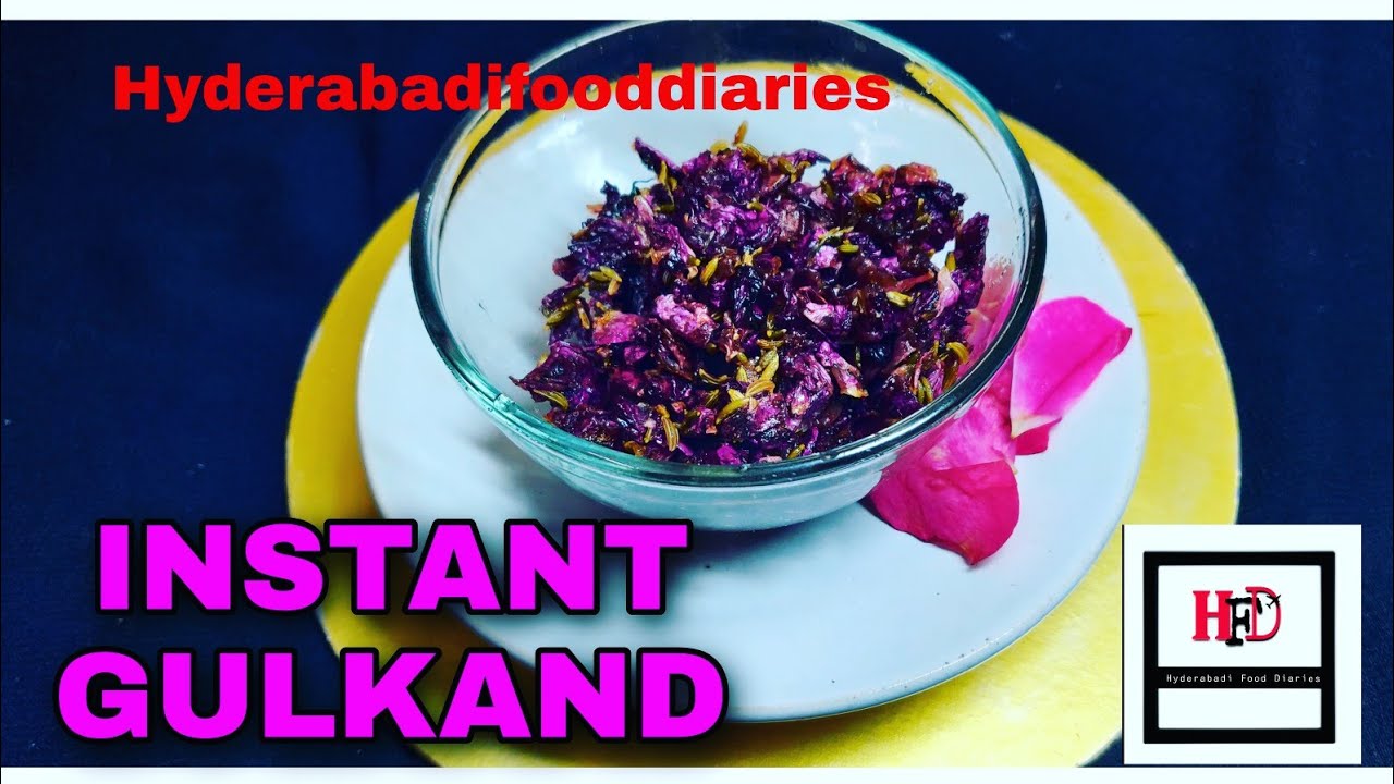 "Instant Gulkand Recipe" |Paan Gulkand| |Easy way to make Gulkand at ...