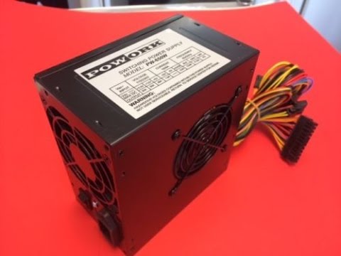 Powork 650w-Max Dual Fan ATX Power Supply unboxing - YouTube