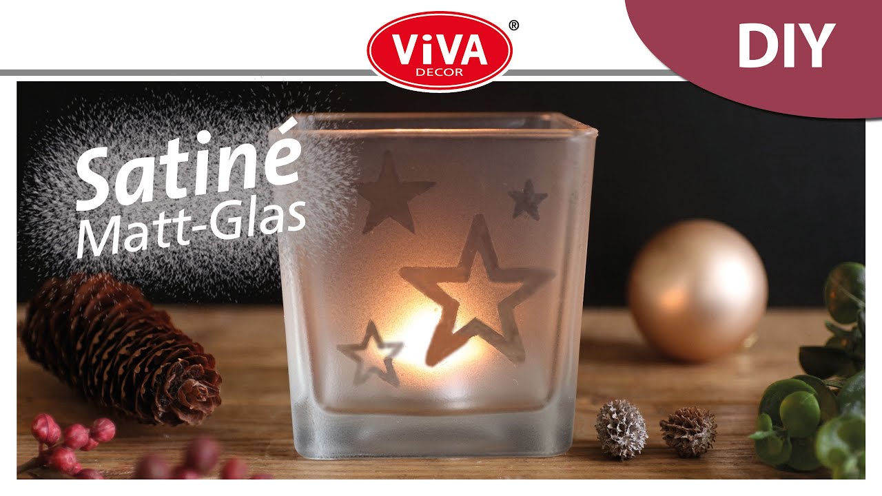 DIY: Satiné - frost effect paint works as simple as this - YouTube