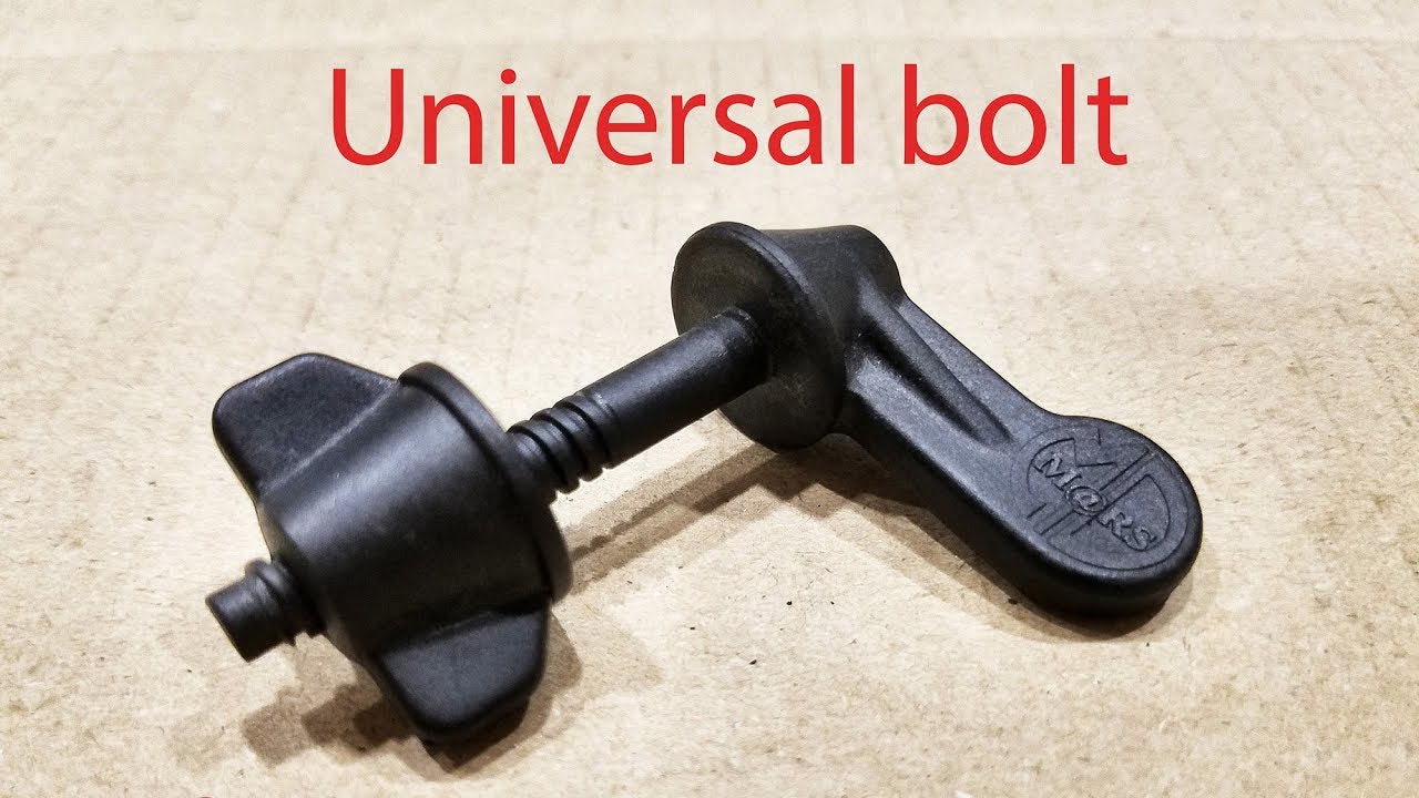 Universal bolt for metal detector - YouTube