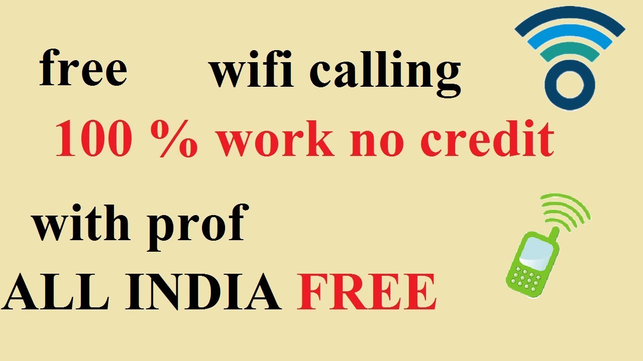 free wifi calling no credit - YouTube