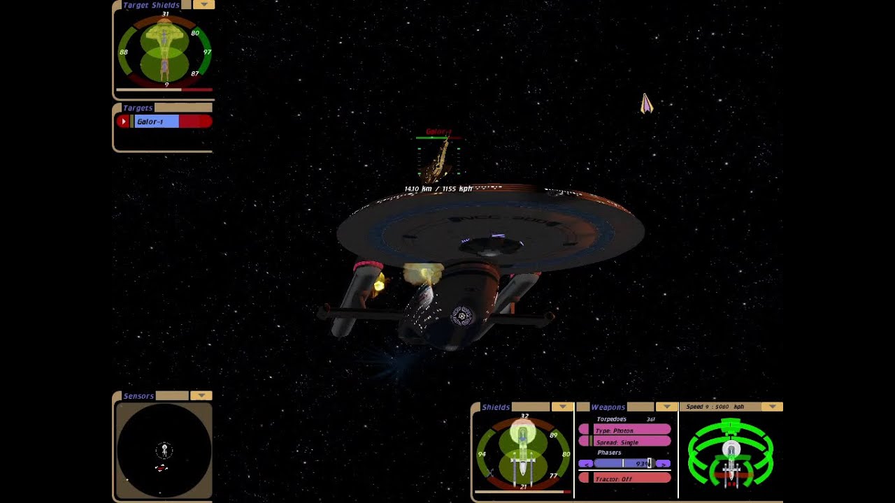 TNG Ingram Class vs Aftermath Cardassian Galor | KM | Star Trek Bridge ...