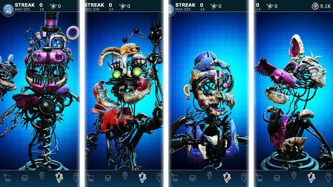 Molten Funtime Animatronics FNaF AR Workshop Animation - YouTube