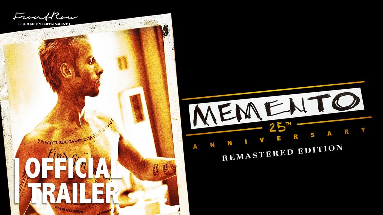 Christopher Nolan's MEMENTO 25th Anniversary Re-Release | Official ...