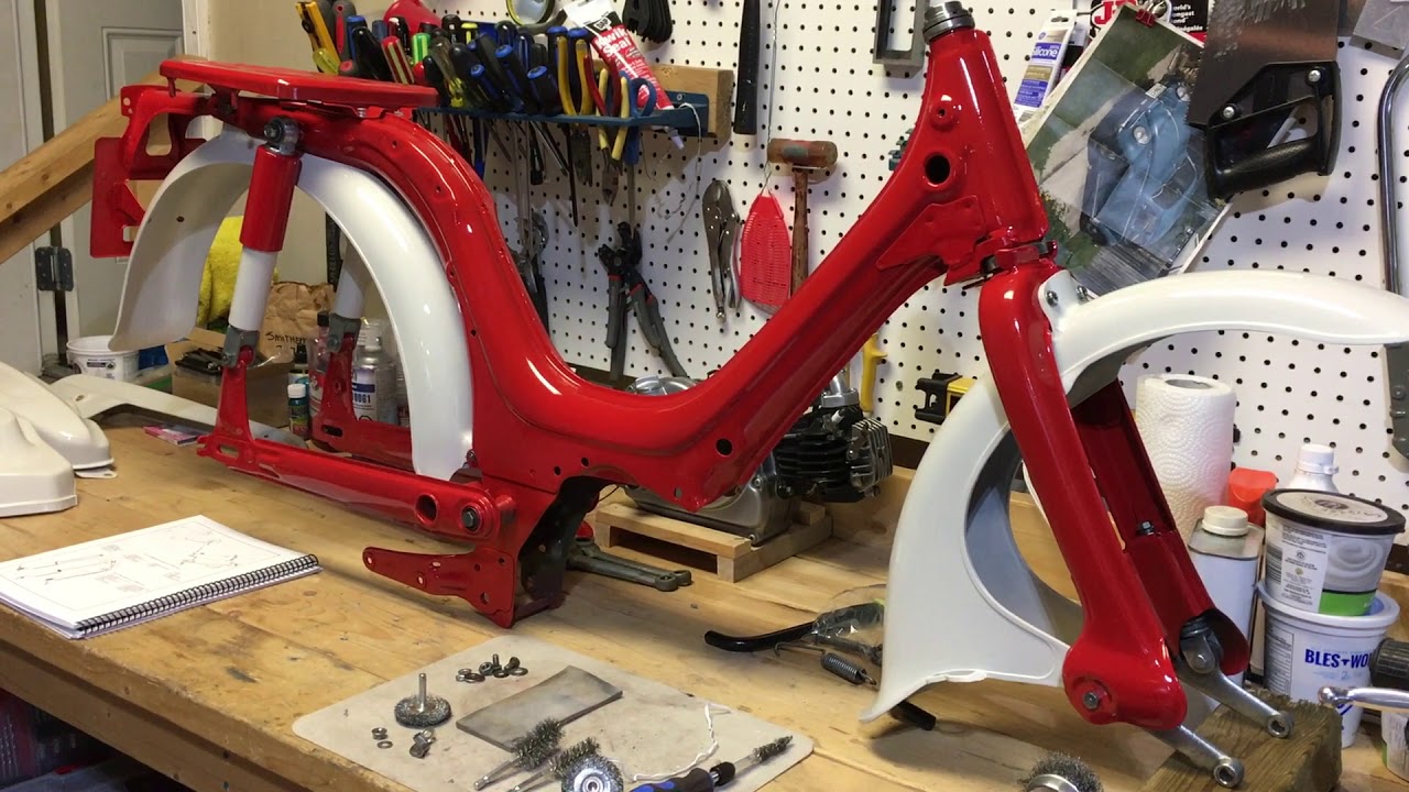 Honda PC50 Restoration - YouTube