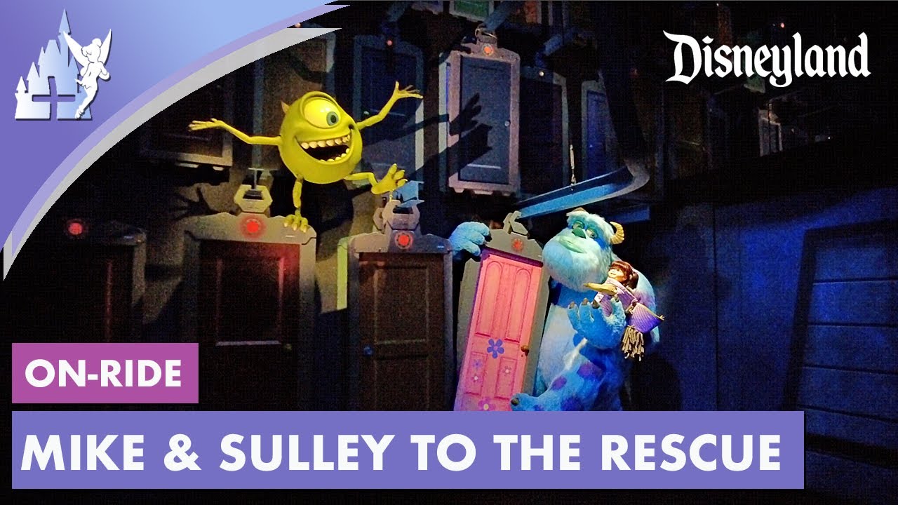 ON-Ride Mike & Sulley To The Rescue Monsters dark ride - Disney ...