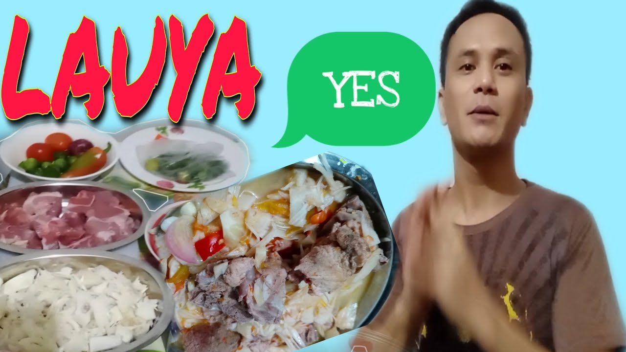 COOKING FILIPINO FOOD ( LAUYA ) - YouTube