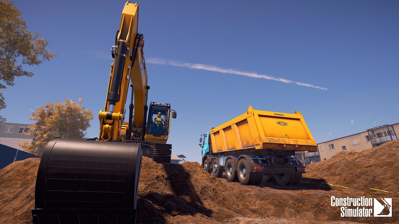 Construction Simulator 🚧 Excavating w JCB 220X LC - YouTube