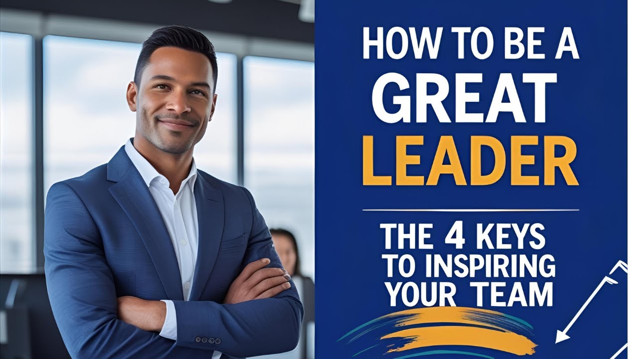 How to Be a Great Leader | The 4 Keys to Inspiring Your Team - YouTube