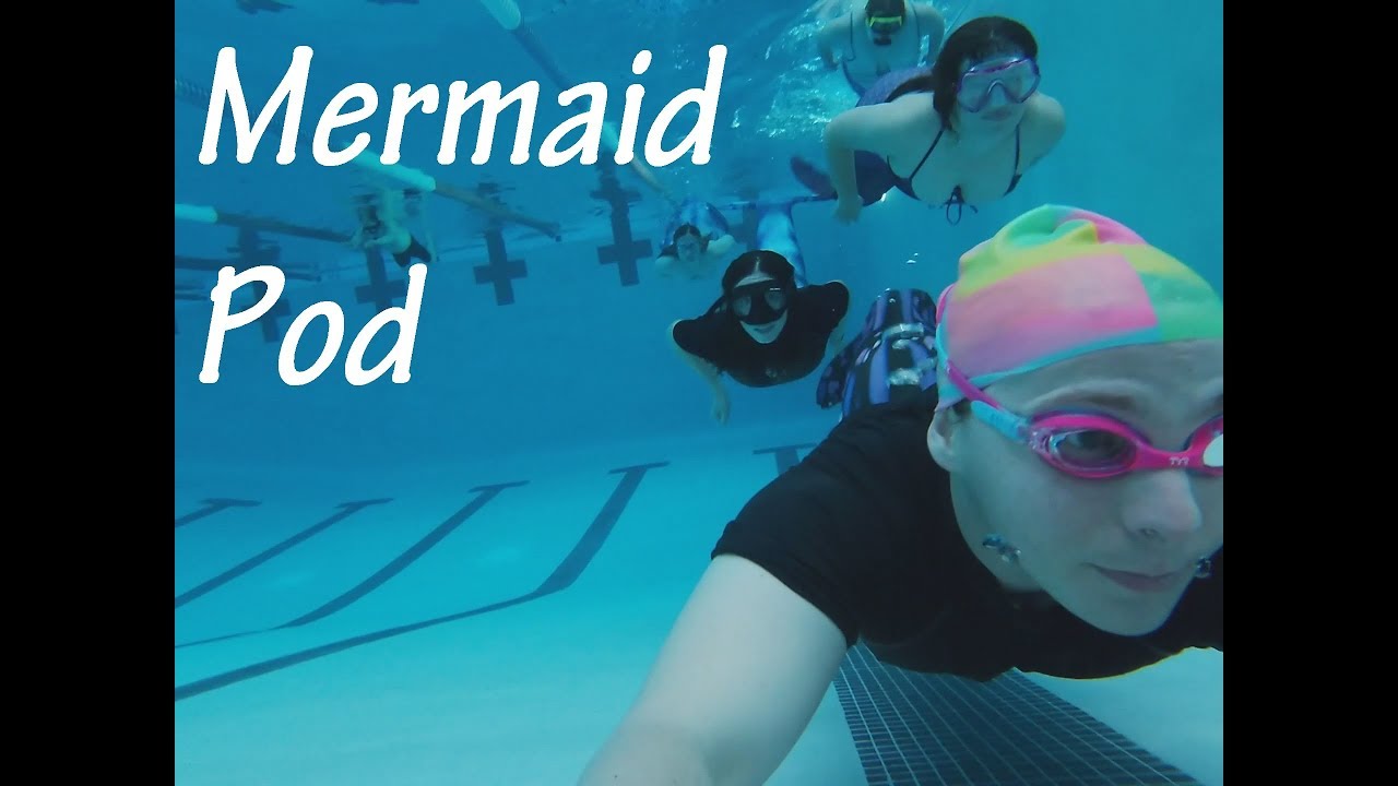Mermaid Pod Group Swim - YouTube