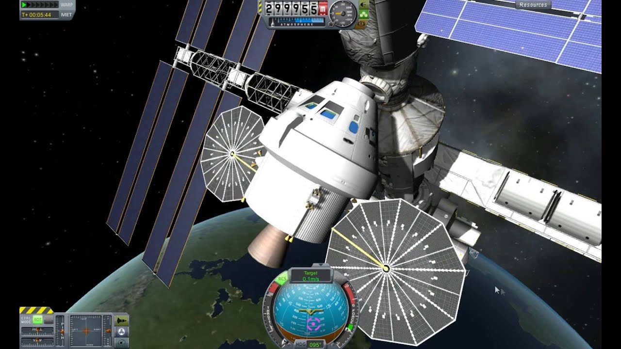 Updated ISS and new Orion docking fail - YouTube