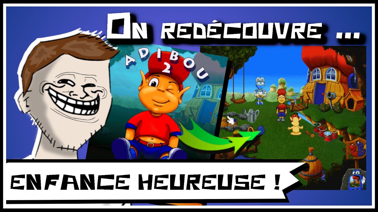 On redécouvre Adibou 2 sur PC ! (1996) - Madeleine De Gamer - YouTube