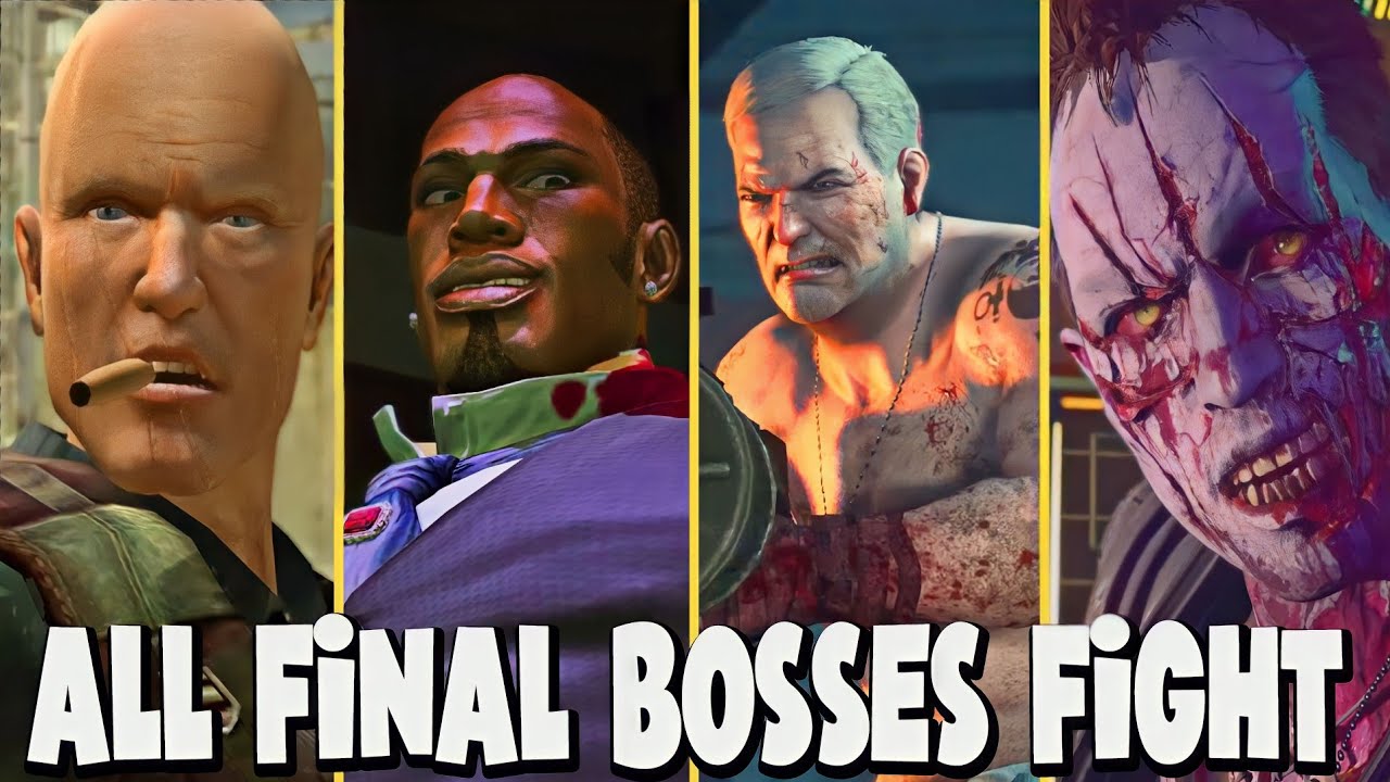 ALL FINAL BOSS & ENDINGS (S) IN DEAD RISING GAMES - YouTube