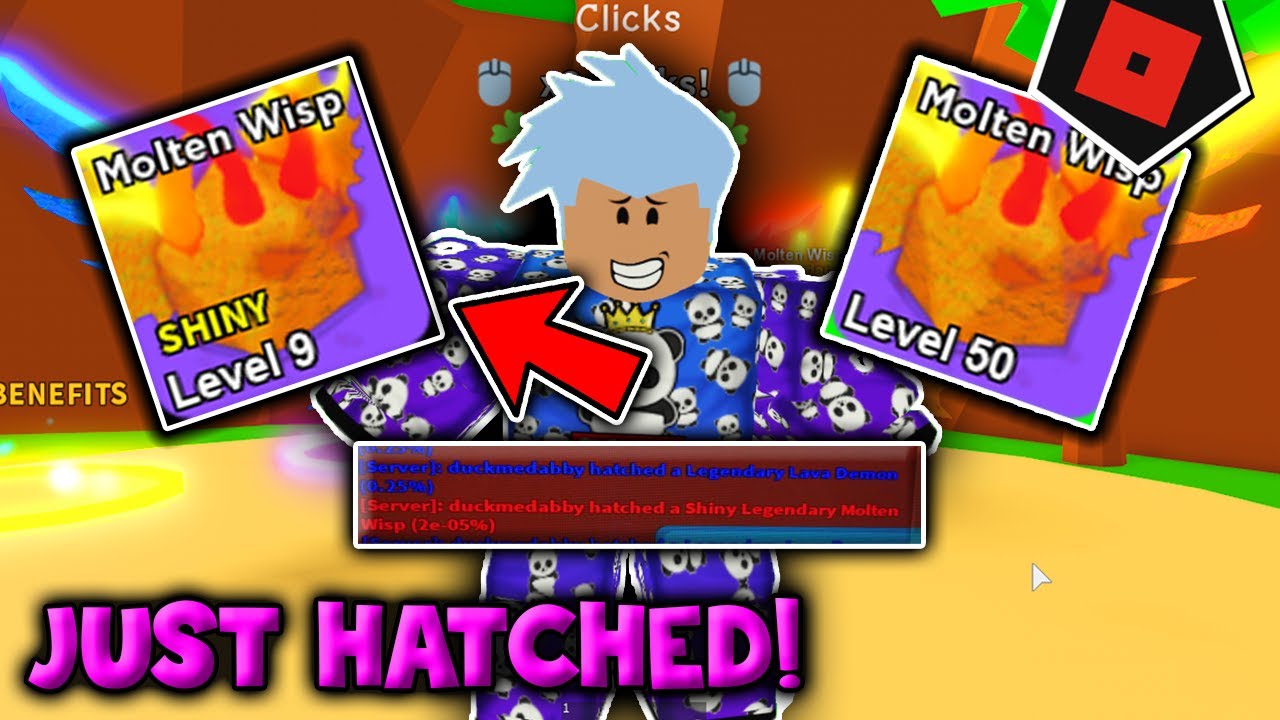 CLICKING LEGENDS ANOTHER SUPER RARE DROP, SECRET PET OF VOLCANO UPDATE ...