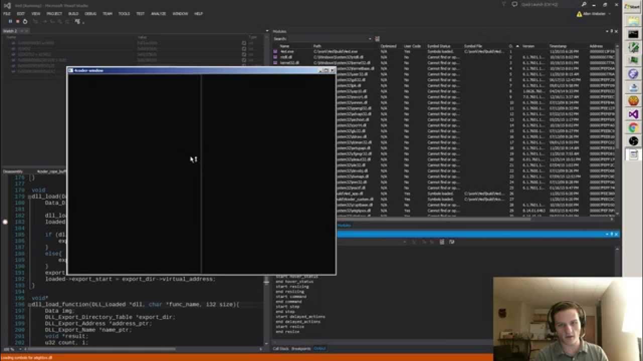 4coder dev: Mucking About With DLL Loading - YouTube