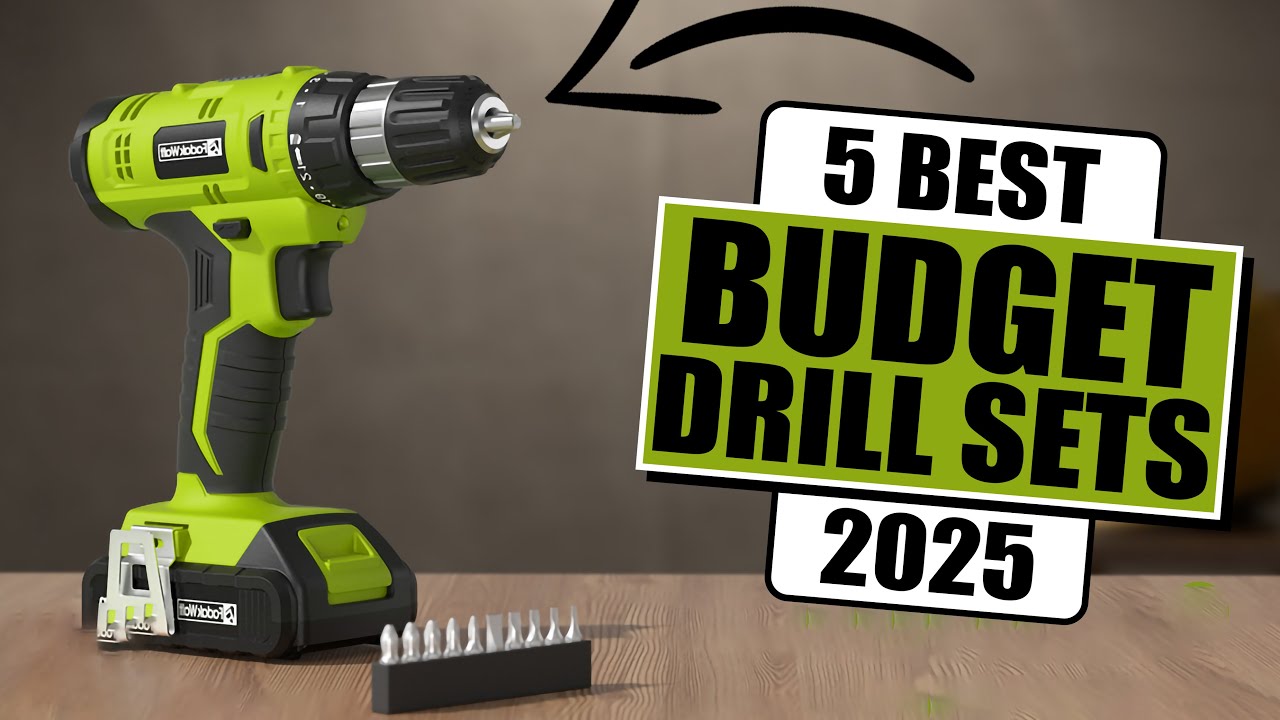 The 5 Best Budget Drill Set For [2025] - Best Cordless Drill Set - YouTube