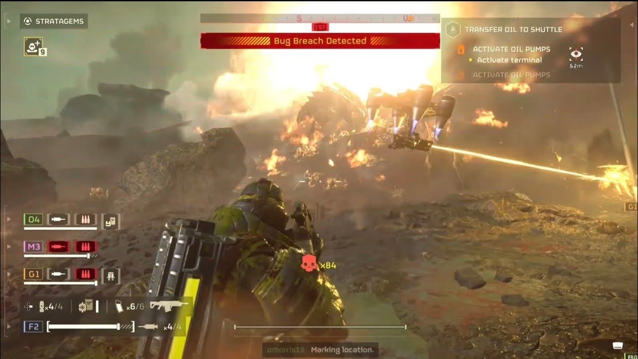 Orbital Napalm Barrage Superiority | Helldivers 2 - YouTube