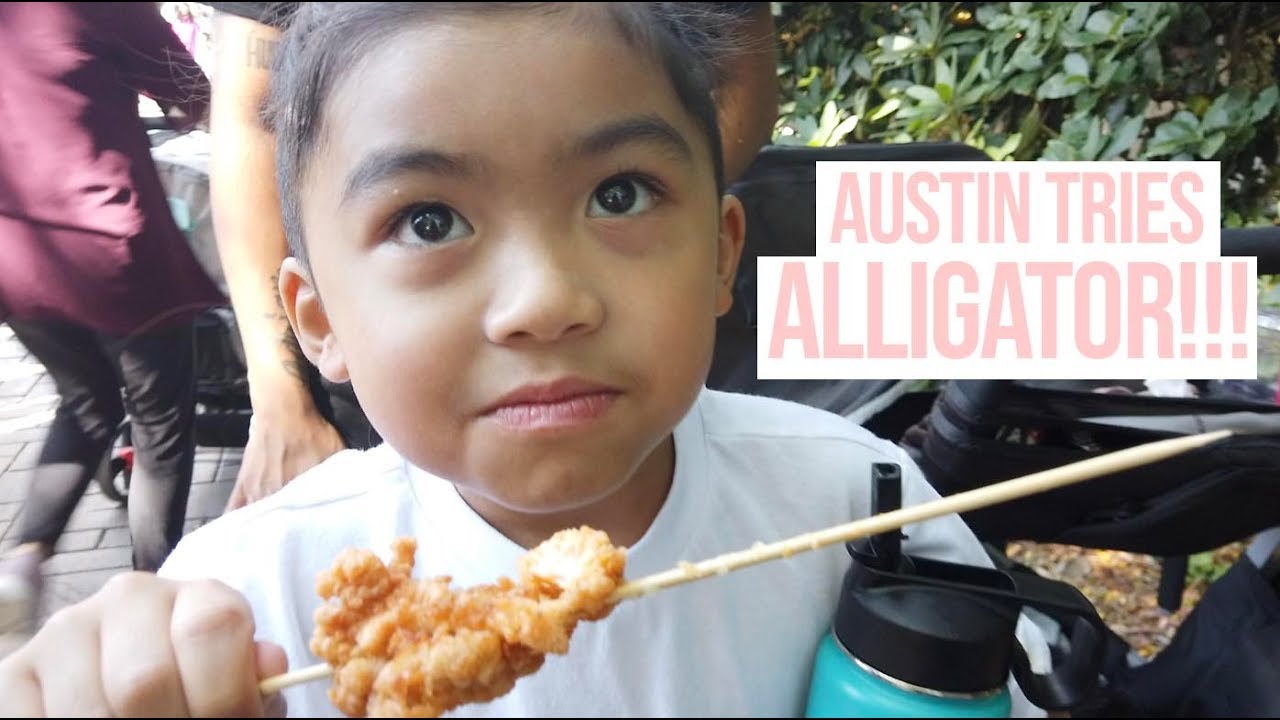 Austin Eats an Alligator! | April's Beautiful Mess - YouTube