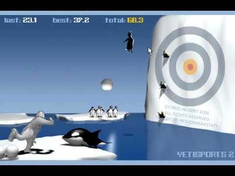 YetiSports - Orca Slap (Flash game 2004) - YouTube