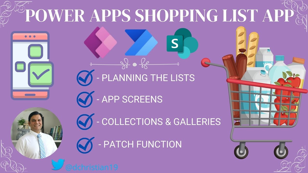 Power Apps Shopping List App - YouTube