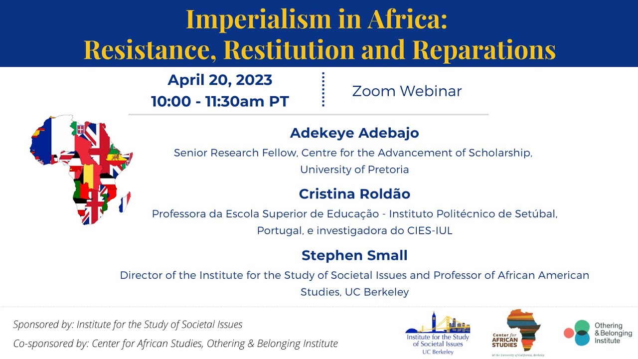 Imperialism in Africa: Resistance, Restitution and Reparations - YouTube
