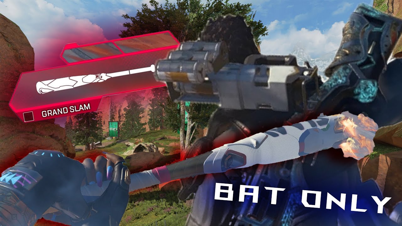 Winning With Just a Bat in Apex Legends... - YouTube