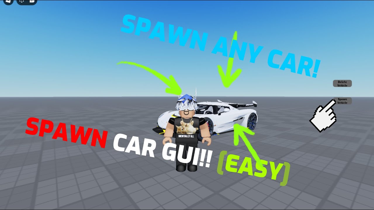 How To Create A Working Car SPAWNER Gui! [2024] - YouTube