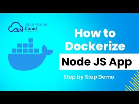 How to Dockerize Node JS Application | Docker For Beginners | Node App ...