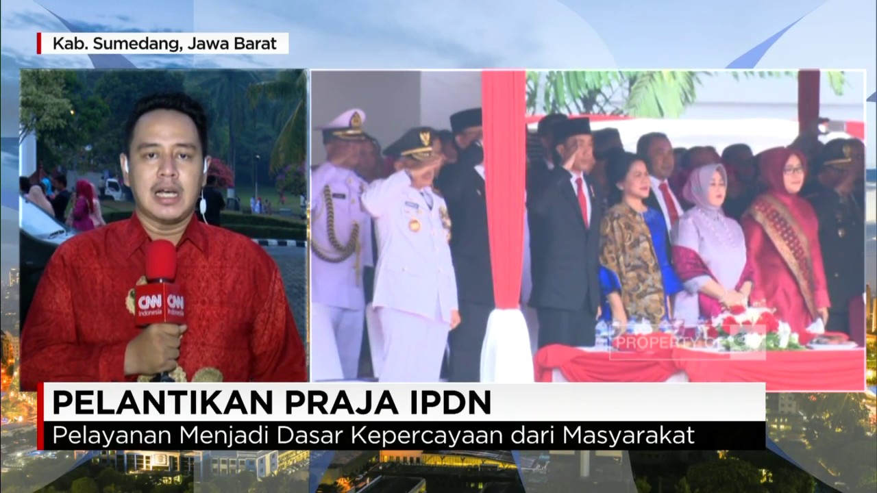 Presiden Jokowi Lantik Ribuan Praja IPDN - YouTube