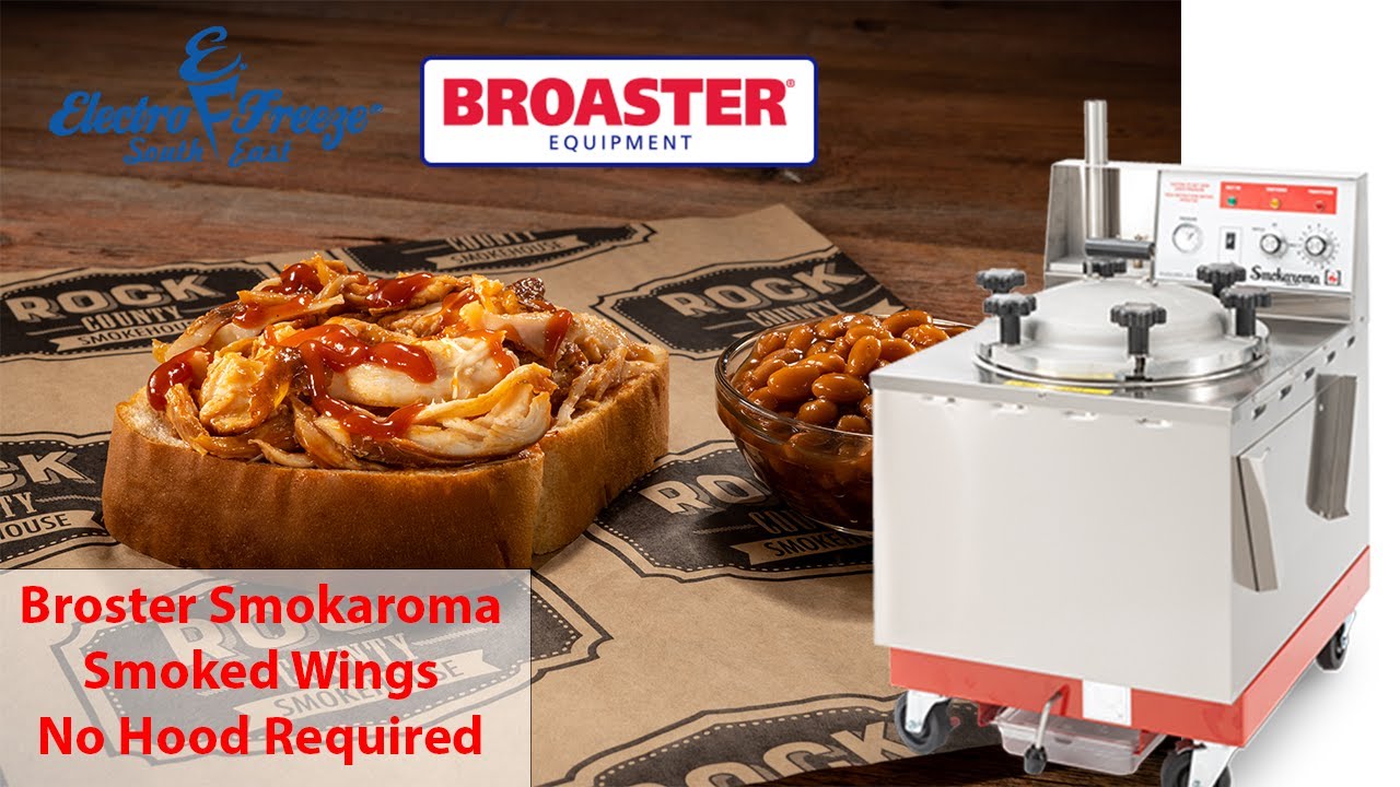 Broaster Smokaroma Smoked Wings in under 45 minutes - YouTube