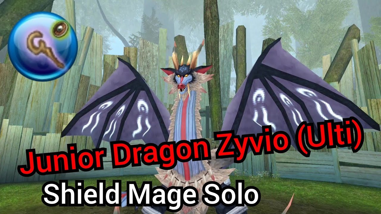 Shield Mage: Junior Dragon Zyvio (Lv254, Ulti) Solo | Toram Online ...
