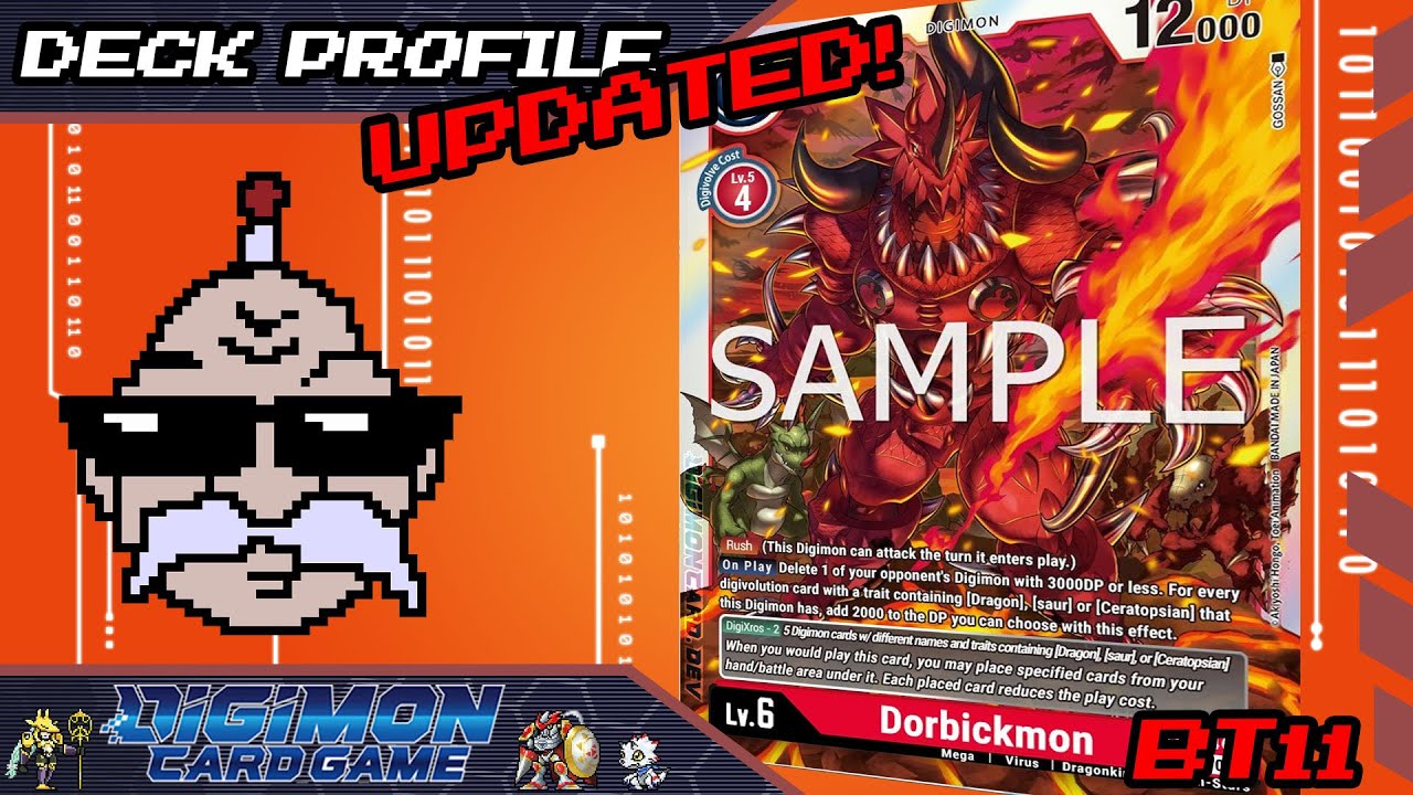 OTK Dorbickmon! Digimon Card Game Deck profile BT11 - YouTube