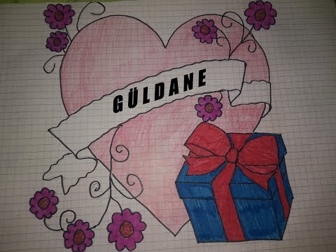 İsme özel seni seviyorum (GÜLDANE)