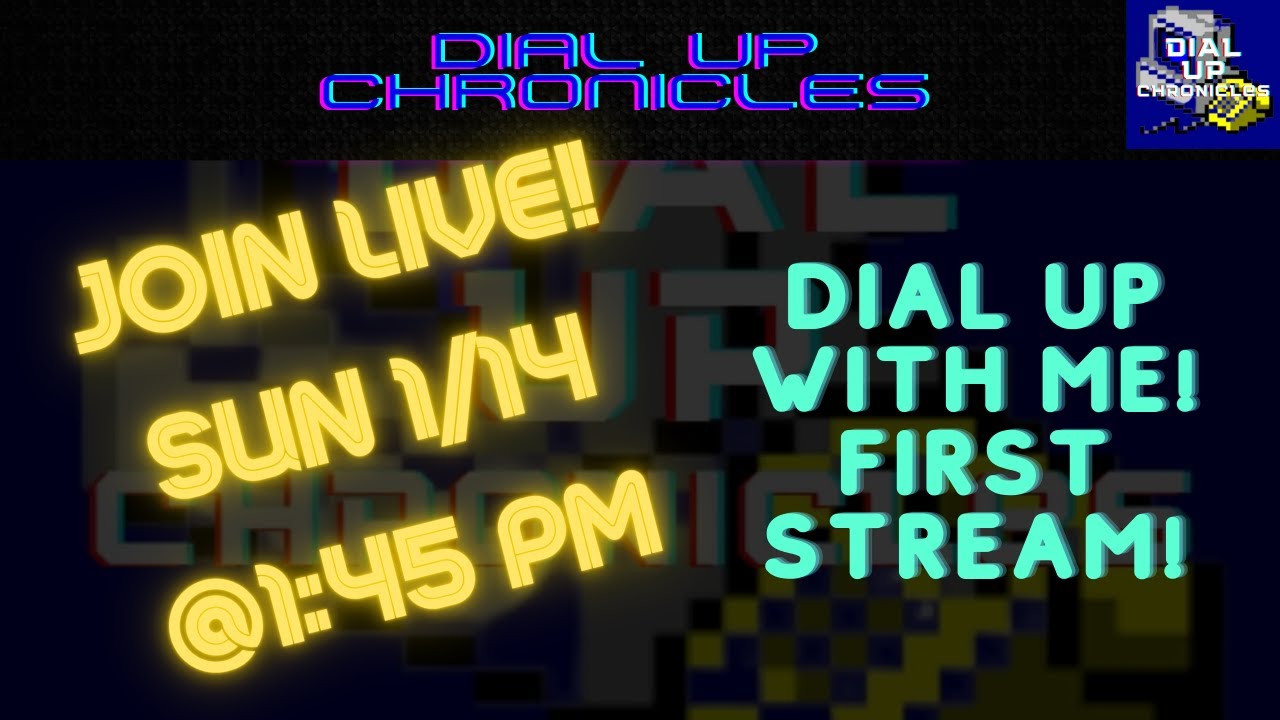 First LIVE Dial Up - YouTube