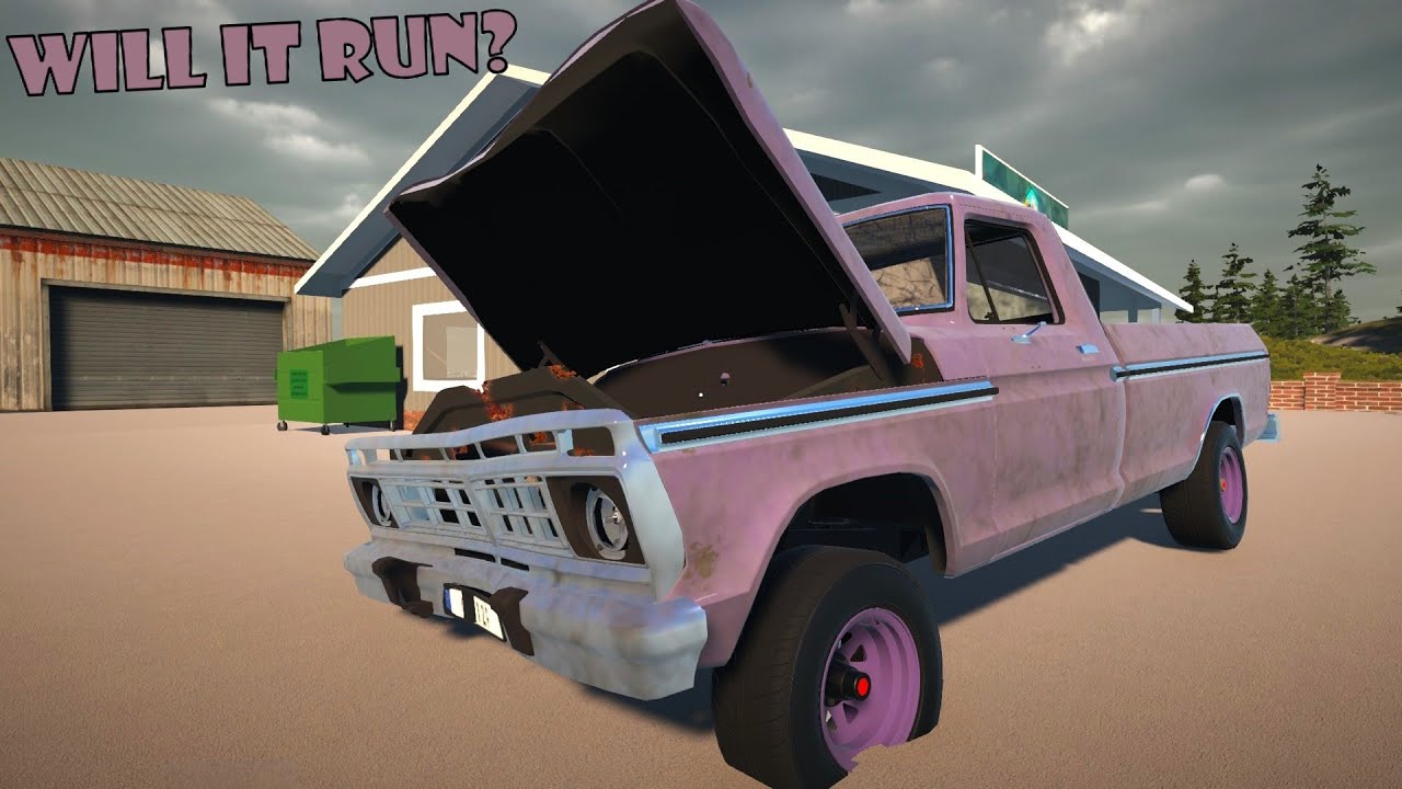 WE STARTED RESTORING A JUNKYARD FORD TRUCK!! - MY GARAGE (MULTIPLAYER ...