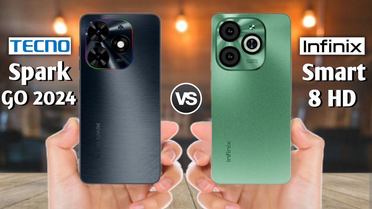 Tecno Spark GO 2024 Vs Infinix Smart 8 HD Specs Review - YouTube