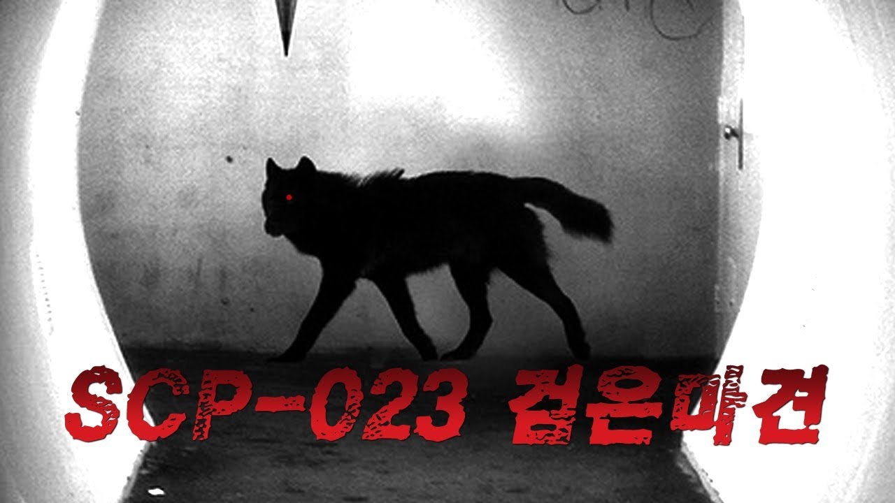 [미스테리] SCP-023 검은마견 - YouTube