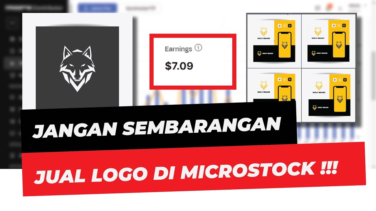 BUKAN SEMBARANGAN JUAL LOGO DI MICROSTOCK, LIHAT TUTORIAL INI !! - YouTube